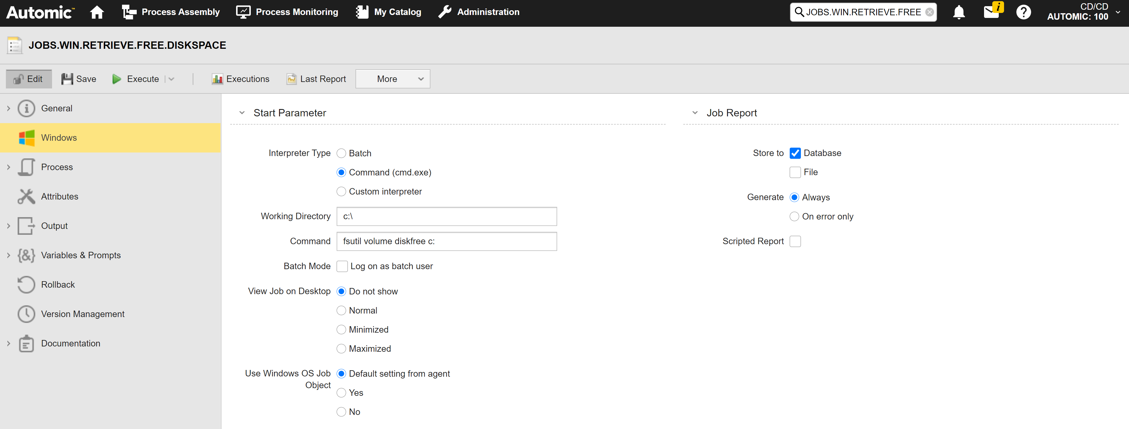 Ihren ersten Job erstellen