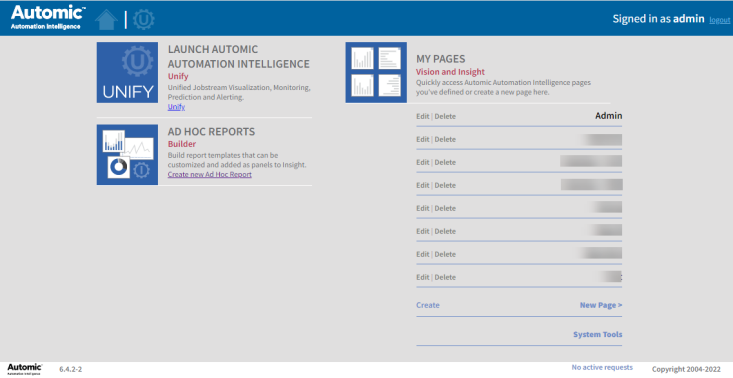 Web UI Reports
